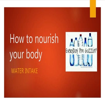 Water intake | PPTX