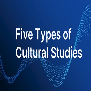cultural studies | PPTX