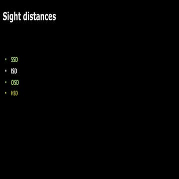 Derivation of SSD, ISD, and OSD - Transportation Engineering | PDF