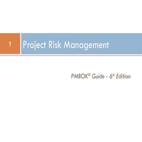 Day 5, 6 _ 7 - Project Risk Management.pptx