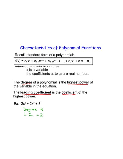G10 Math Q2 Week 1- Graph of Polynomial Functions.pptx | Physics | Science