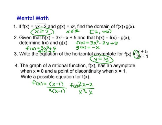Operations on Functions | PPT