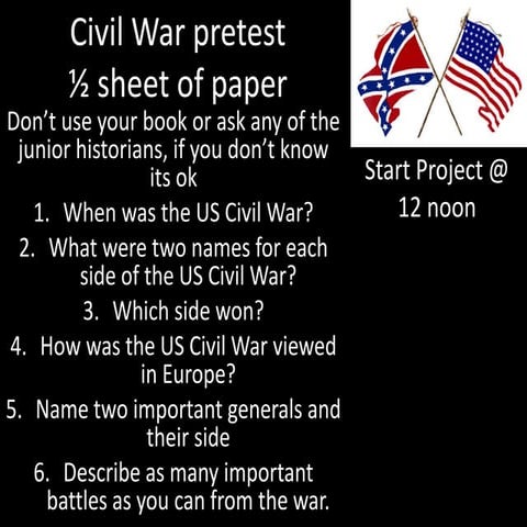 Day 6 civil war | PPTX