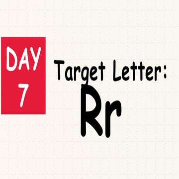 National Literacy Remedial Program Day 7 | PPT