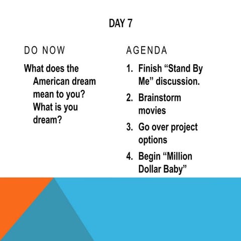 Day 7 American Values | PPTX