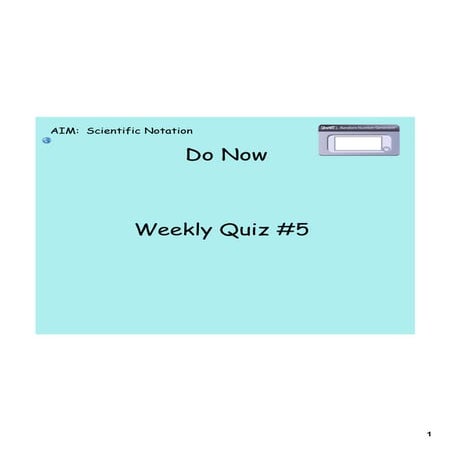 Day 7 scientific notation | PDF