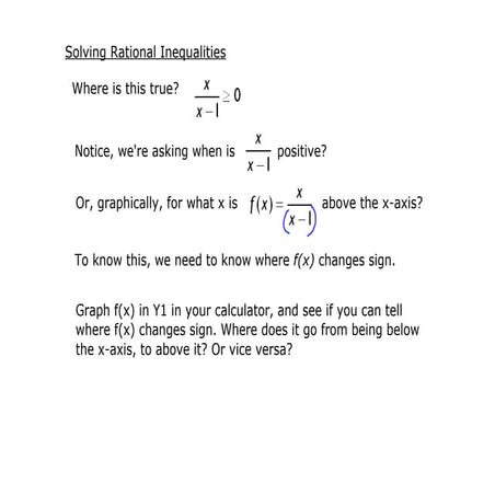 Day 8 - Rational Inequalities | PDF