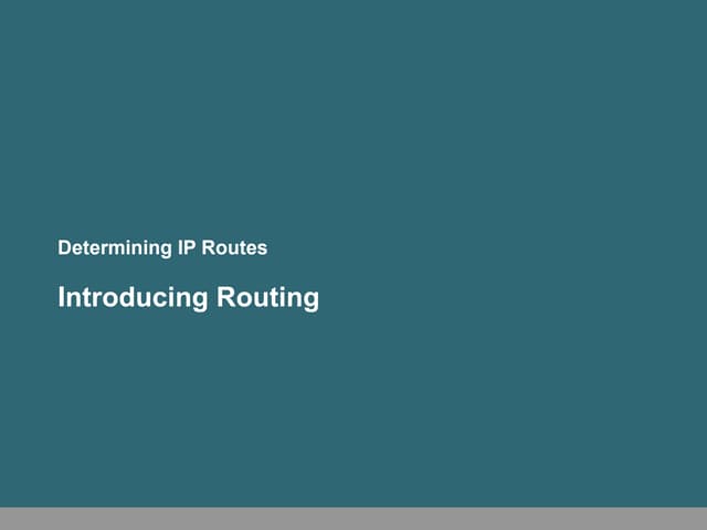 routing basics - (static-default-dynamic) routing basics - (static-default-dynamic)
