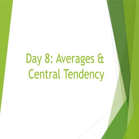 Comprehensive Guide to Averages, Mean, Median, Mode & Age Problems | PPTX