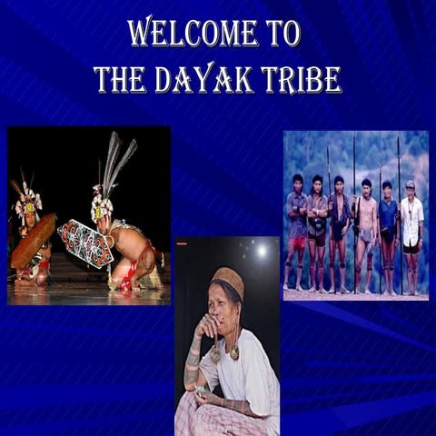 Dayak tribe of borneo, indonesia | PPT