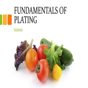 Basic principles of platter presentation | PPT