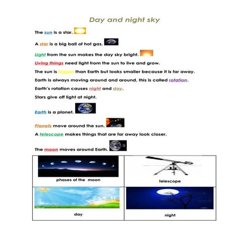 Day And Night Sky 1st | PDF