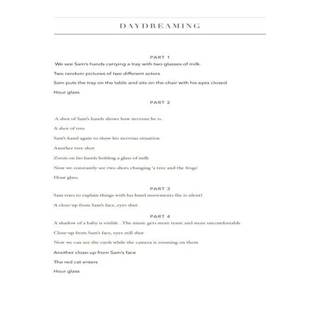 Daydreaming script | PDF | Free Download