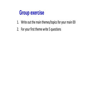 Focus Group Discussions – a step-by-step guide | PPT