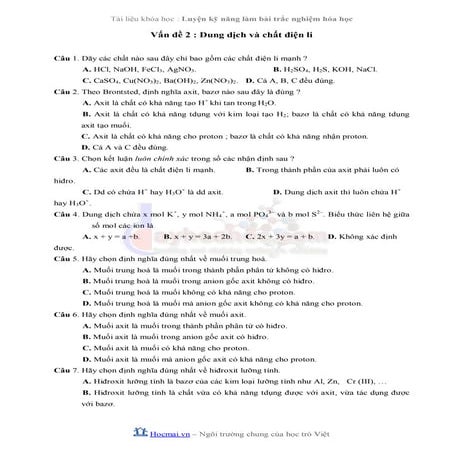 Dayhoahoc.com bt dung_dich_chat_dien_li_7084 | PDF