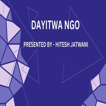 DAYITWA NGO.pdf PORTFOLIO AND WOMEN HEALTH | PPT