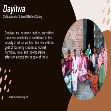 Dayitwa NGO PDF.pdf submission for child healthcare | PPT