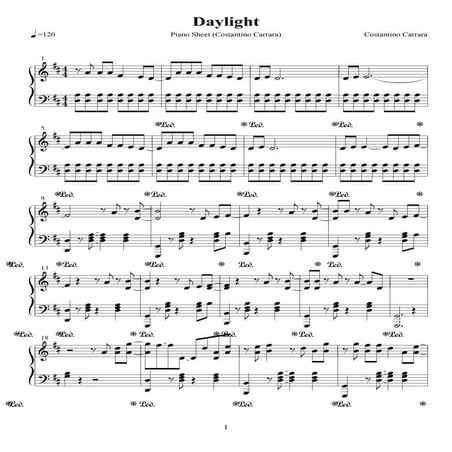 Daylight+ +maroon+5 | PDF