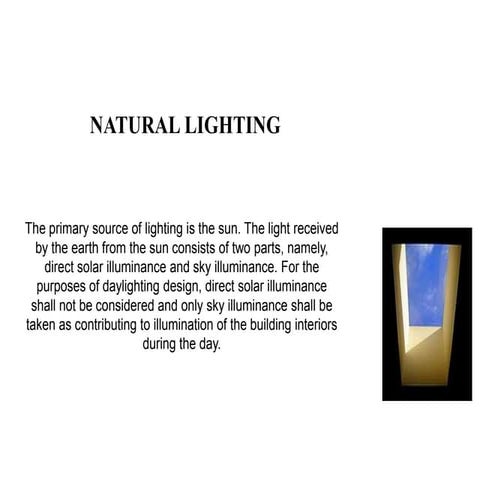 Daylighting | PPTX