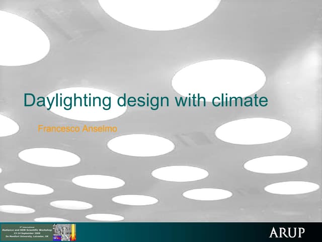 Daylight factor architecture | PPTX