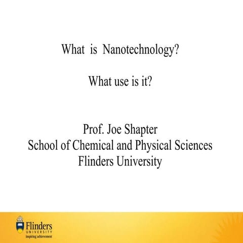 Introduction of Nanotechnology | PPTX