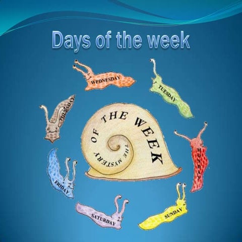Days of the week | PPTX