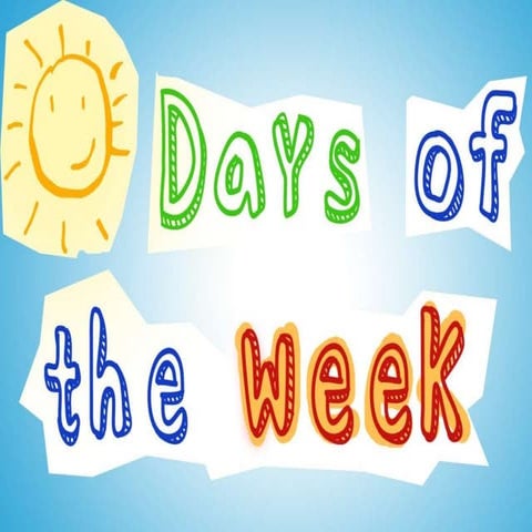 Days of the week | PPTX