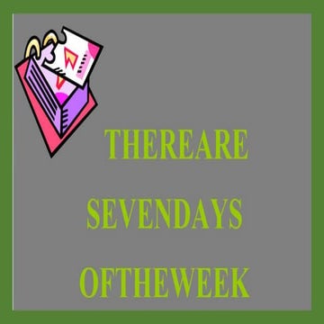 Days of the week | PPT