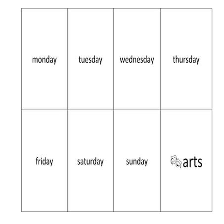Days of the week go fish game | PPT