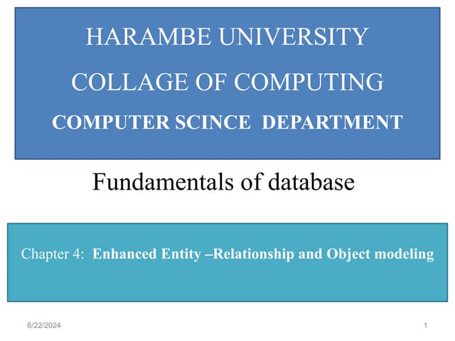 Dbms Notes Lecture 9 : Specialization, Generalization and Aggregation | PDF