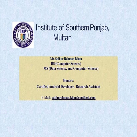 Db Lecture 1 Ppt 