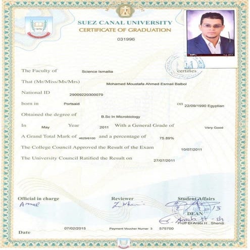 graduation, degree transcript | PDF | Graduation | Personal ...