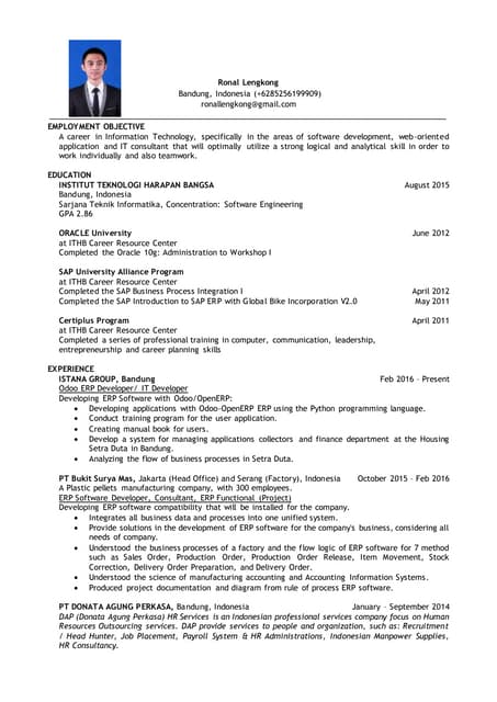 CV Angga Yumam Sukmanto (Ahli K3 Umum) | PDF