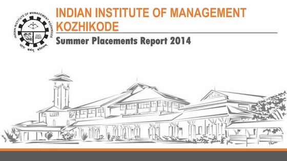 IIFT Final Placement Report 2013-15 | PDF