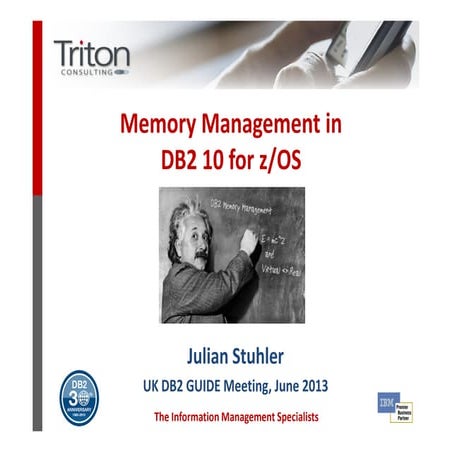 Db2 10 memory management uk db2 user group june 2013 [read-only] | PDF | Databases | Computer ...