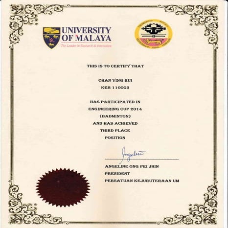 Co-Curricular Certs | PDF