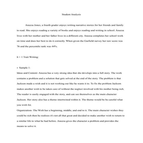 Student Analysis | PDF | Educational Assessment | Education