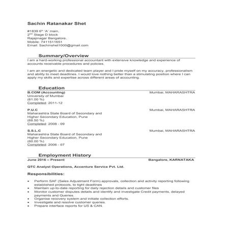 Saac resume updated one | DOC