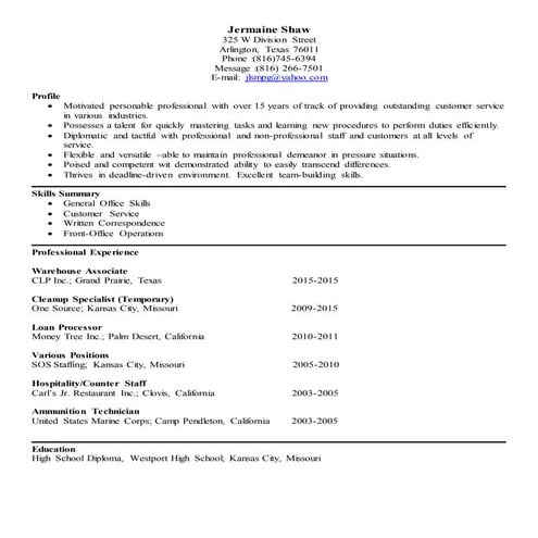 How To Tailor A Resume | PPTX