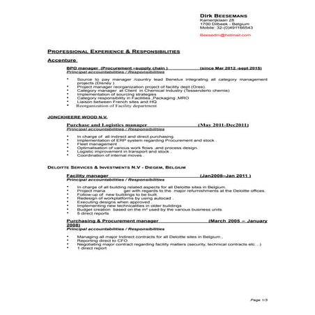 Beesemans_Dirk CV | PDF
