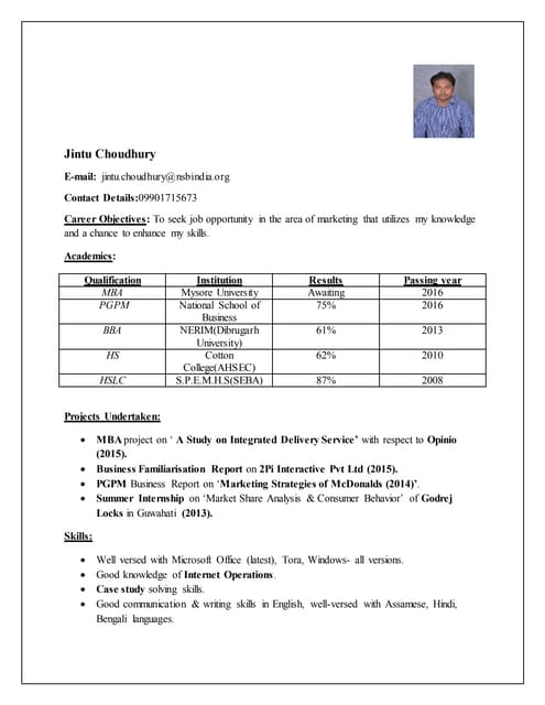 Resume of Shivangi Sharma | DOC