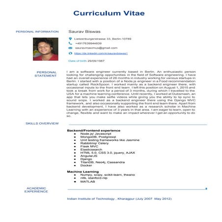 Ahmad Kamal Mohammed - CV | PDF