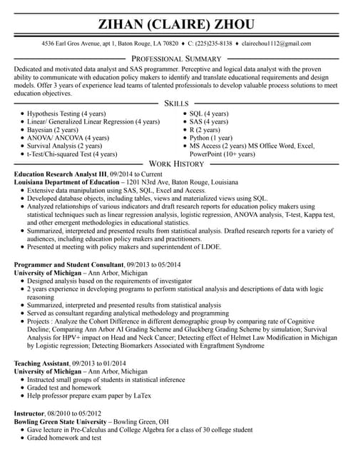 Resume for Alana Burrell | PDF