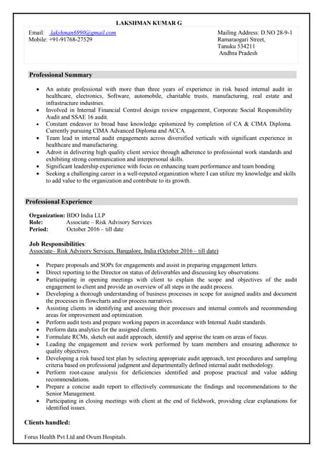 Sumanta Resume (1) | DOC | Business | Business and Finance