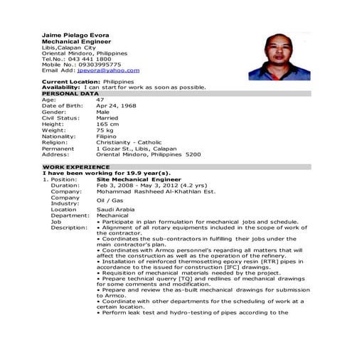 Resume(sherwin) | DOC