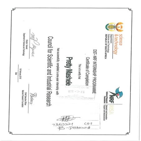 CSIR CERTIFIED CERTIFICATE | PDF
