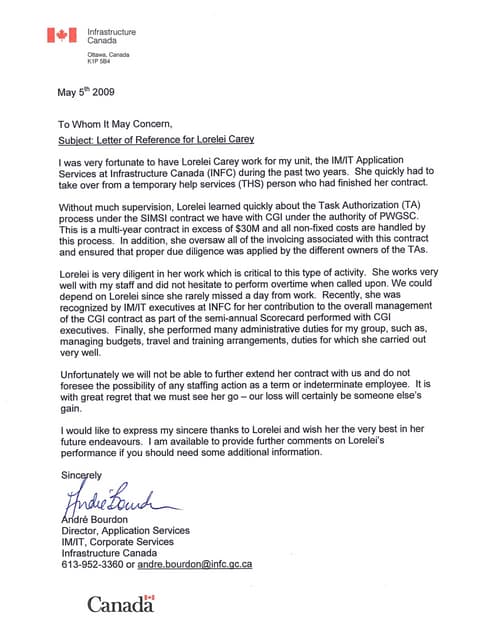 Michelle Signed Recommendation Letter | PDF