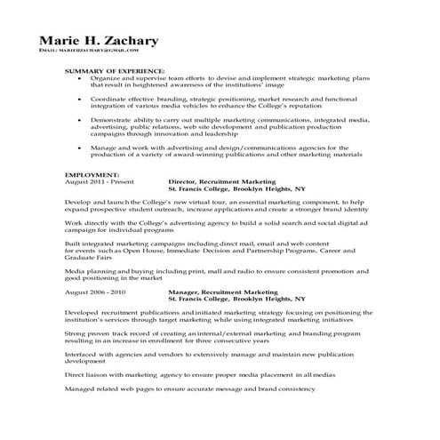 2016_RESUME_MARIE_H_ZACHARY_LKIN | DOCX
