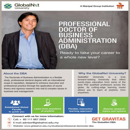 DBA Brochure - GlobalNxt University | PDF