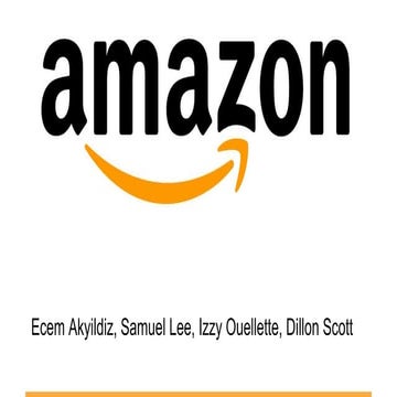 Amazon case presentation | PPT